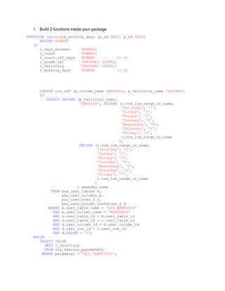 Calendar working days and holidays for Oracle EBS R12 Absence ...