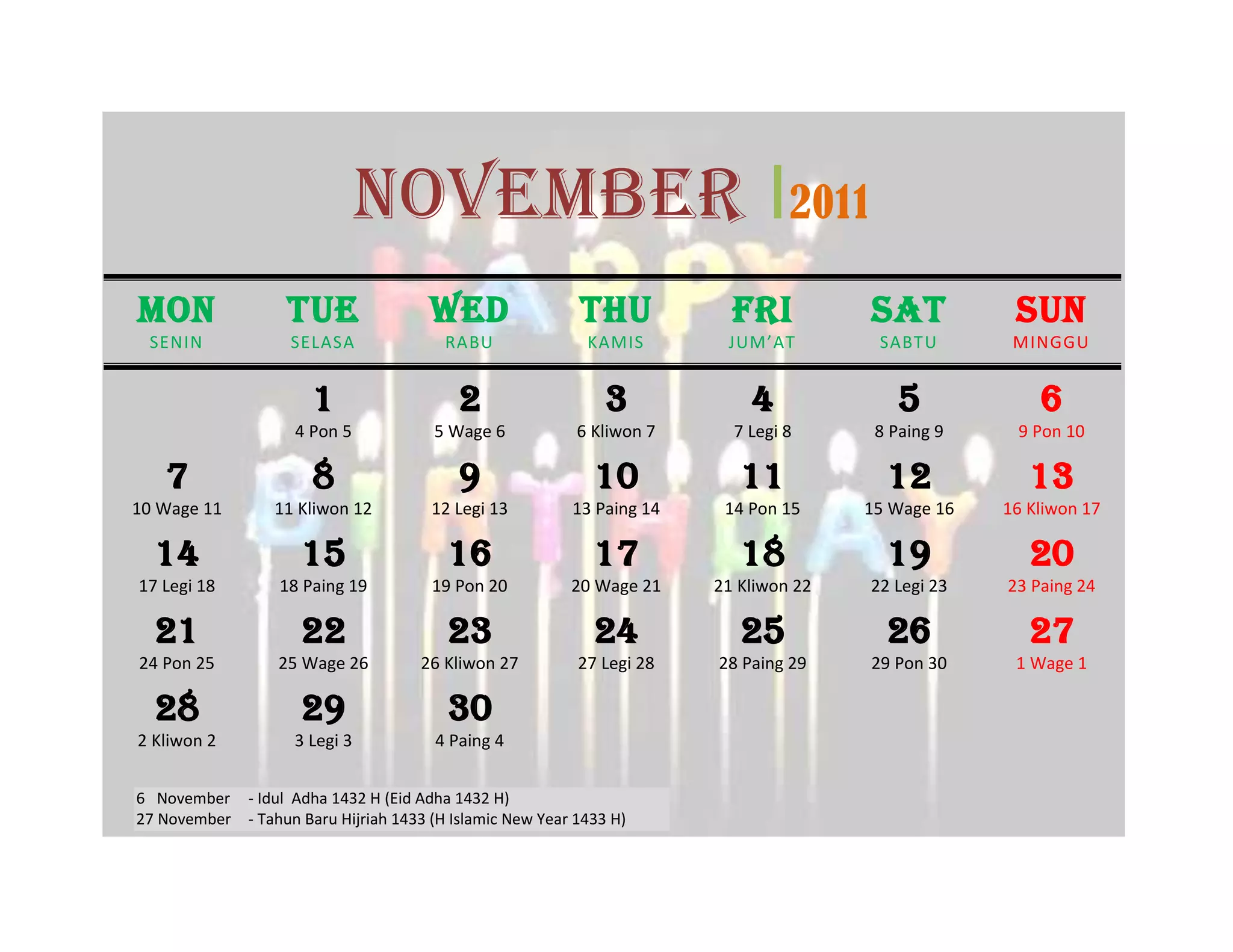 Calender | PPT