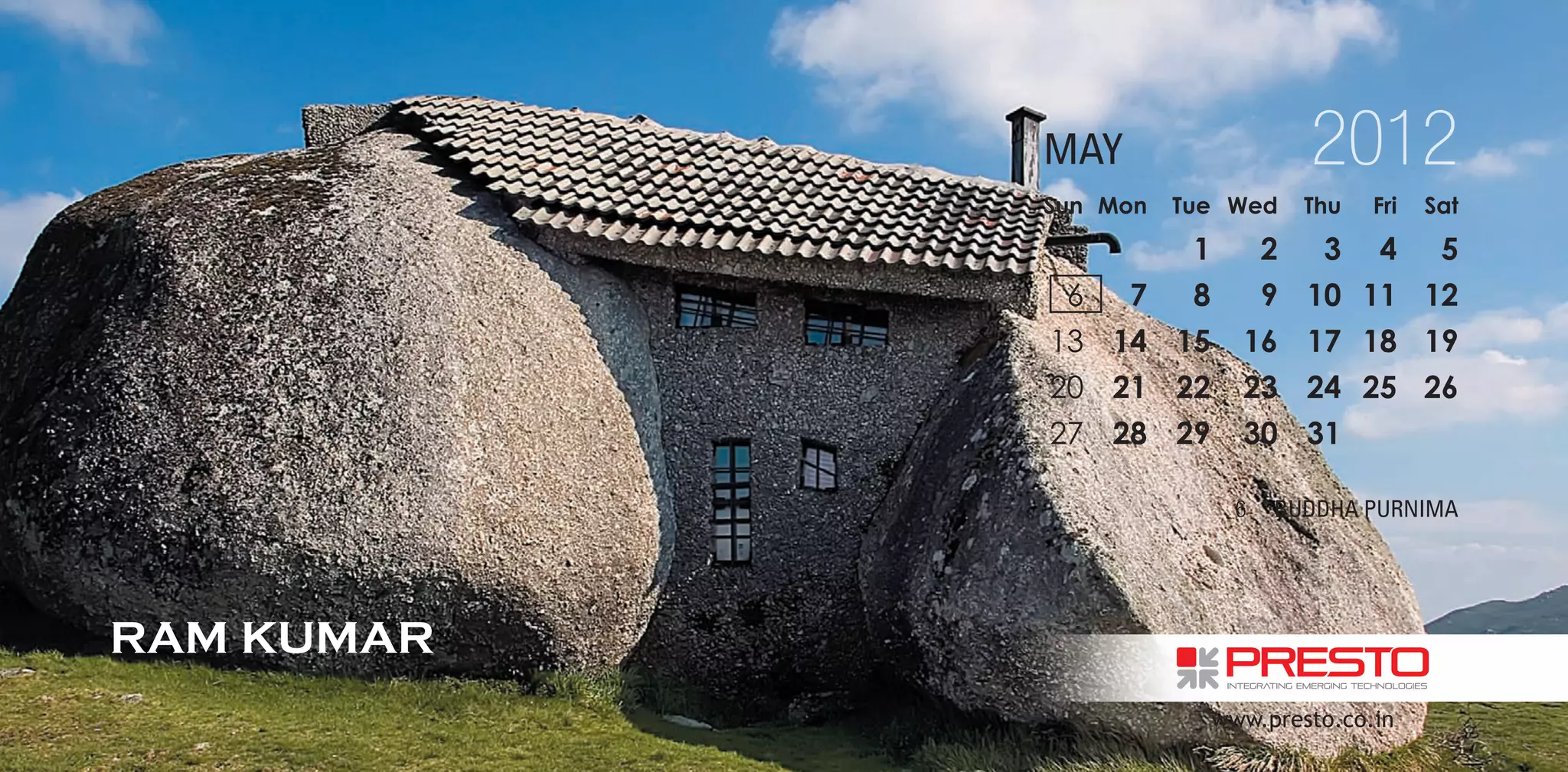 Table Calender design sample 2 | PPT