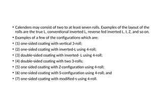 polymer processing - Calendering process.pptx