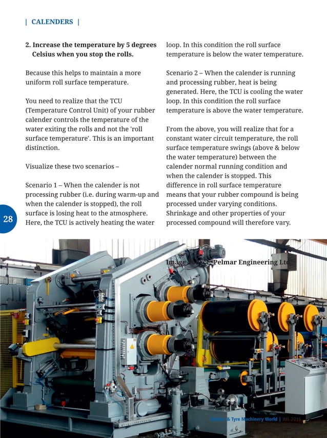 The Art of Owning & Operating Rubber Calenders | PDF