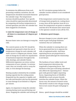 The Art of Owning & Operating Rubber Calenders | PDF