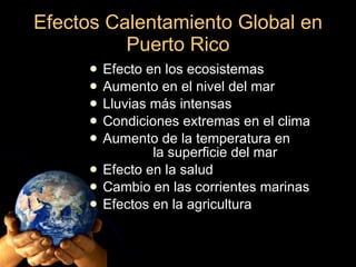 Calentamiento Global | PPT