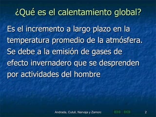 Calentamiento global | PPT