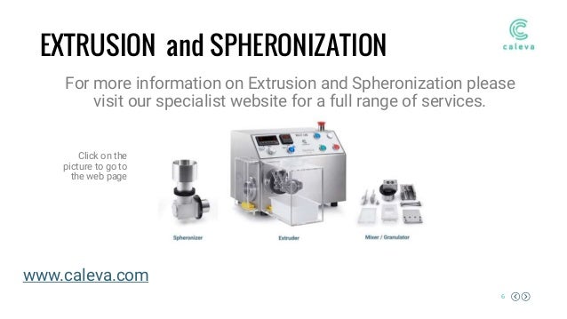 Extrusion Spheronization