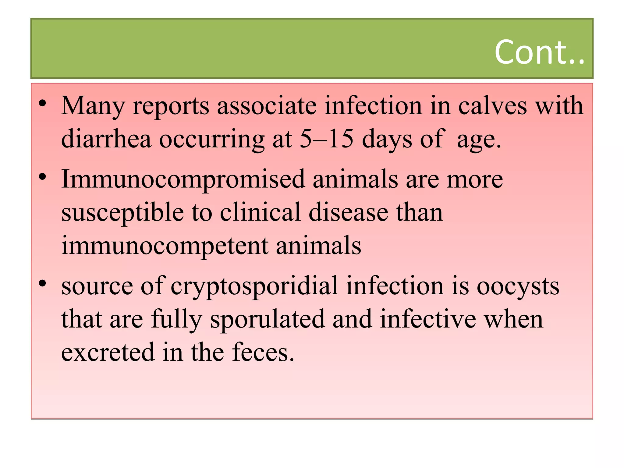 Calf diarrhoea | PPT