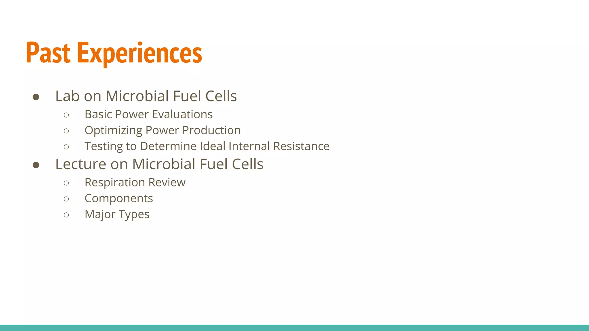 Microbial Fuel Cell Project | PDF