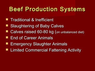 Calf Fattening | PPT