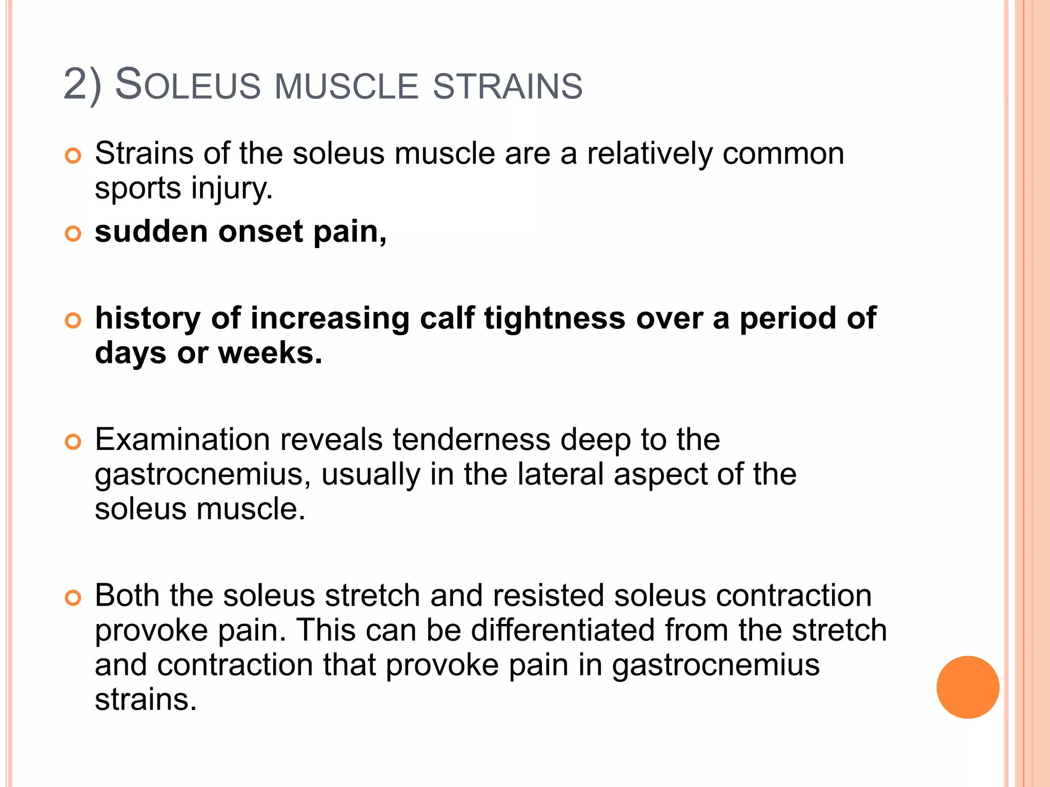 Calf pain | PPTX