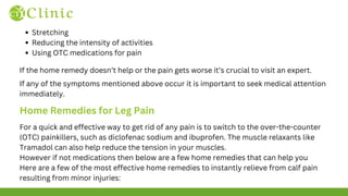 Calf Pain – Causes, Remedies, and how Physiotherapy Manchester can help ...