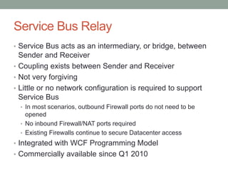 Calgary azure dev camp - Service Bus | PPT