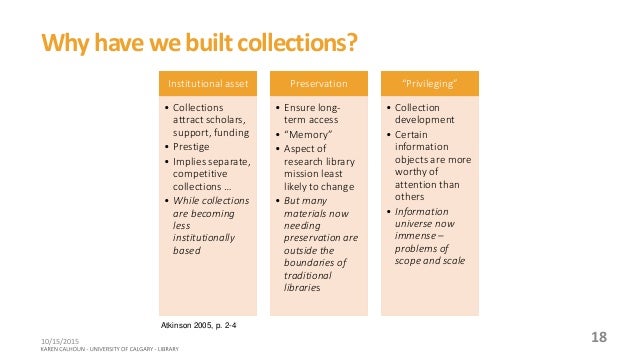 What Does It Mean to Have Collections?