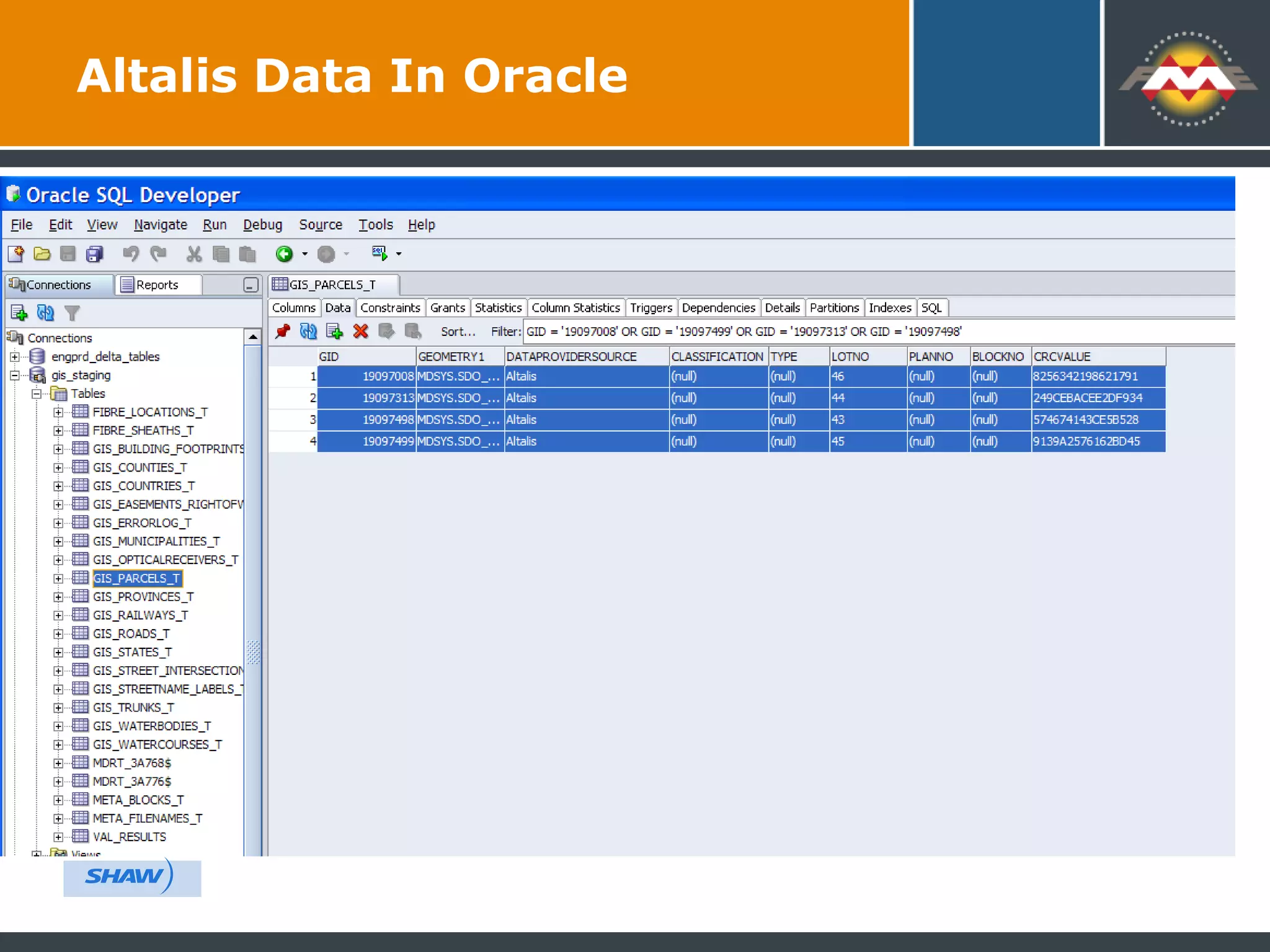 Conversion of CAD Drawings and Shape Files to Oracle Objects | PPTX