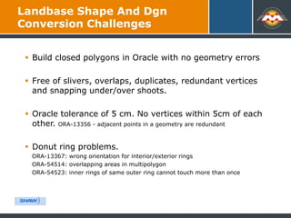 Conversion of CAD Drawings and Shape Files to Oracle Objects | PPT