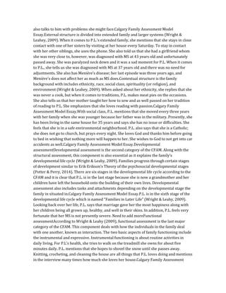 Calgary Family Assessment Model.docx | Education