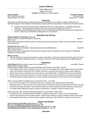 Calhoun resume | DOC
