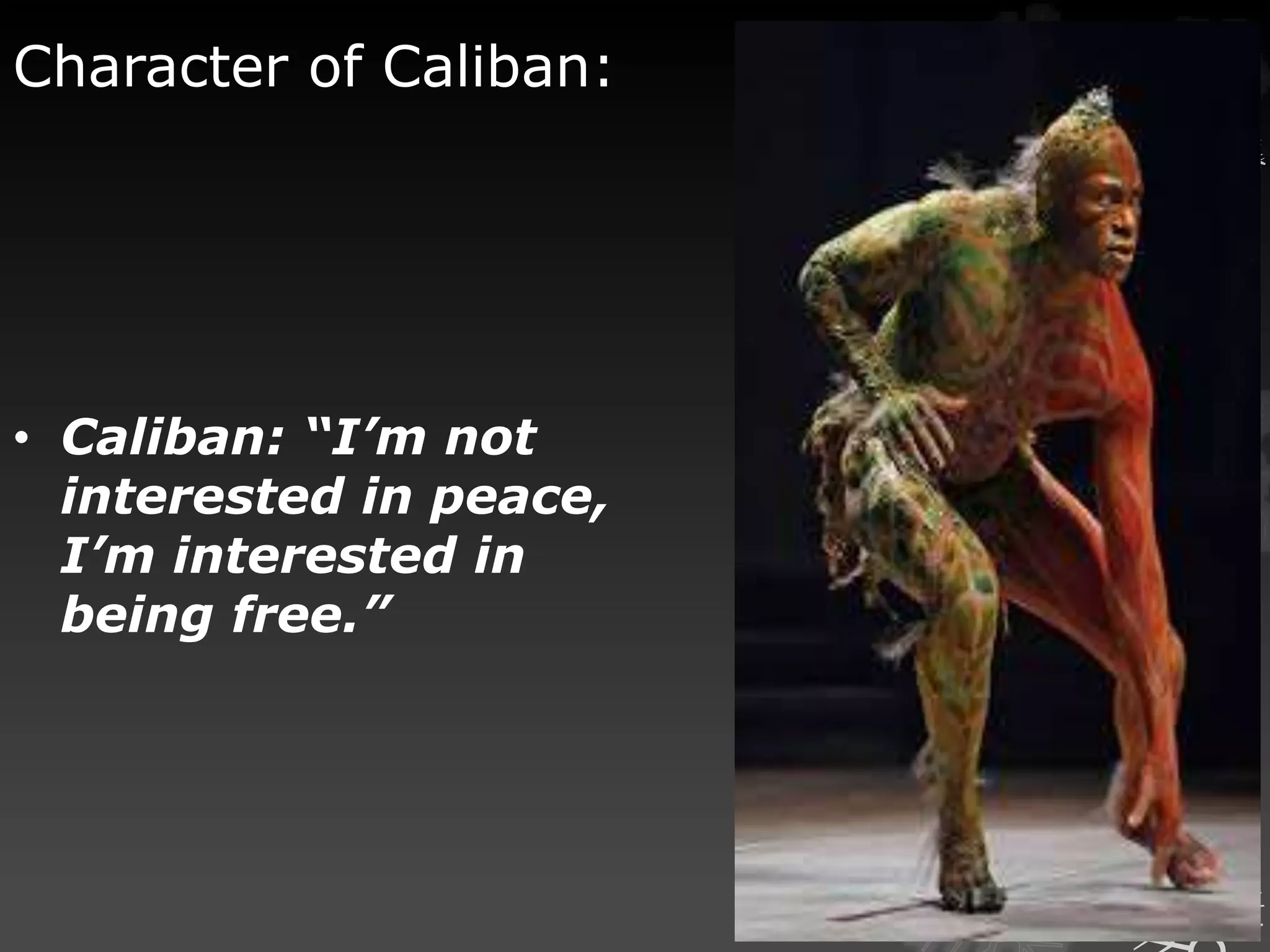 Caliban as subaltern character | PPTX