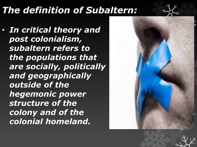 Caliban as subaltern character | PPTX