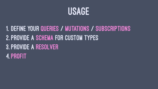 Designing a Functional GraphQL Library | PPT