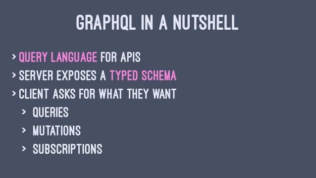 Designing a Functional GraphQL Library | PPT
