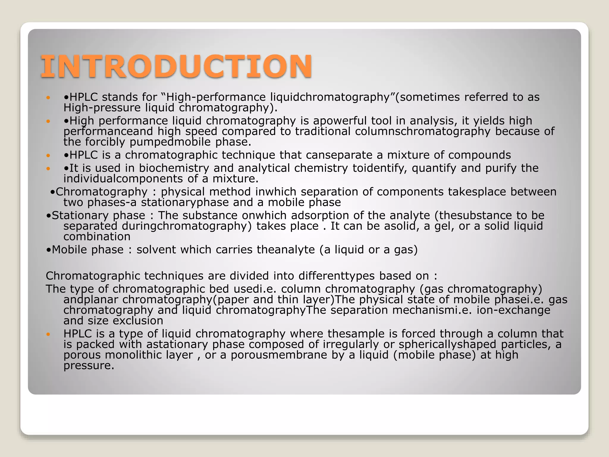 Calibaration And Validation Of Hplc Pptx Chemistry Science