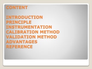 Calibaration and validation of hplc | PPTX