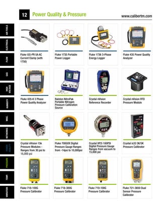 Caliber Test & MEasurement Rental Catalog | PDF