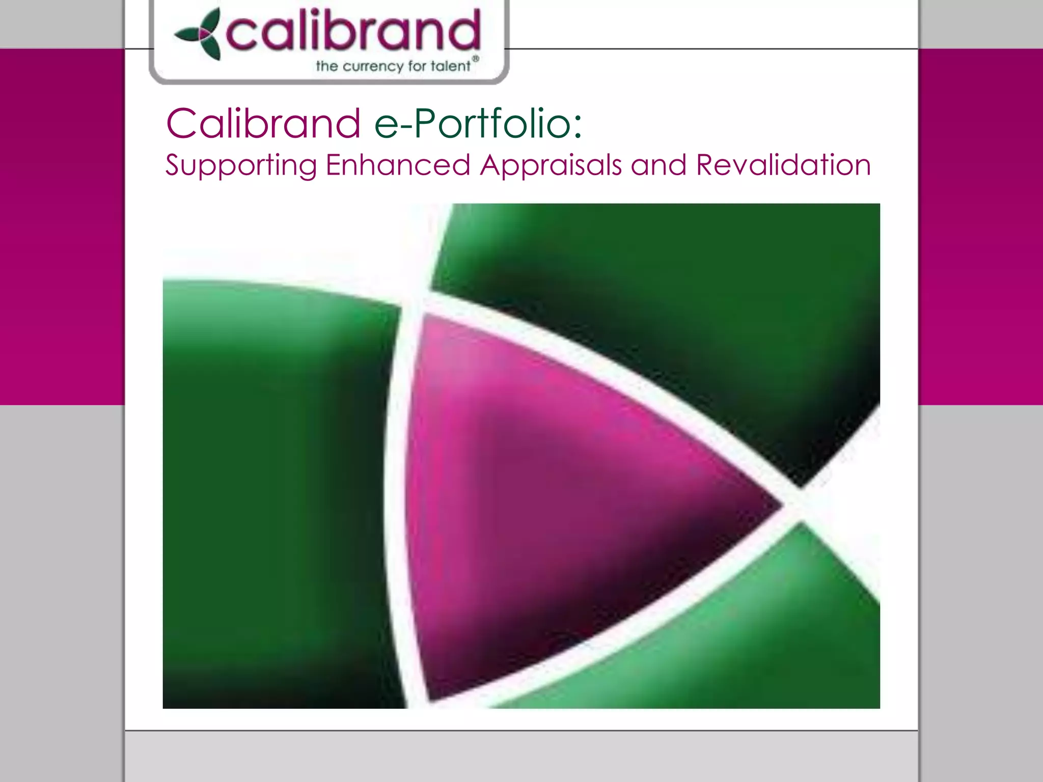 Calibrand Medical e-Portfolio | PPTX