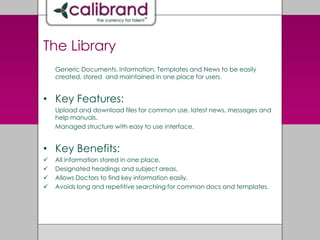 Calibrand Medical e-Portfolio | PPTX