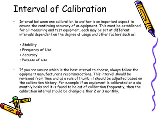 Calibration | PPT