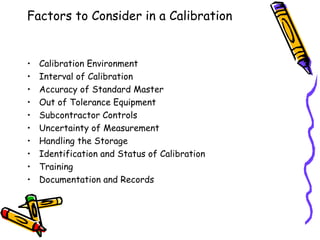 Calibration | PPT
