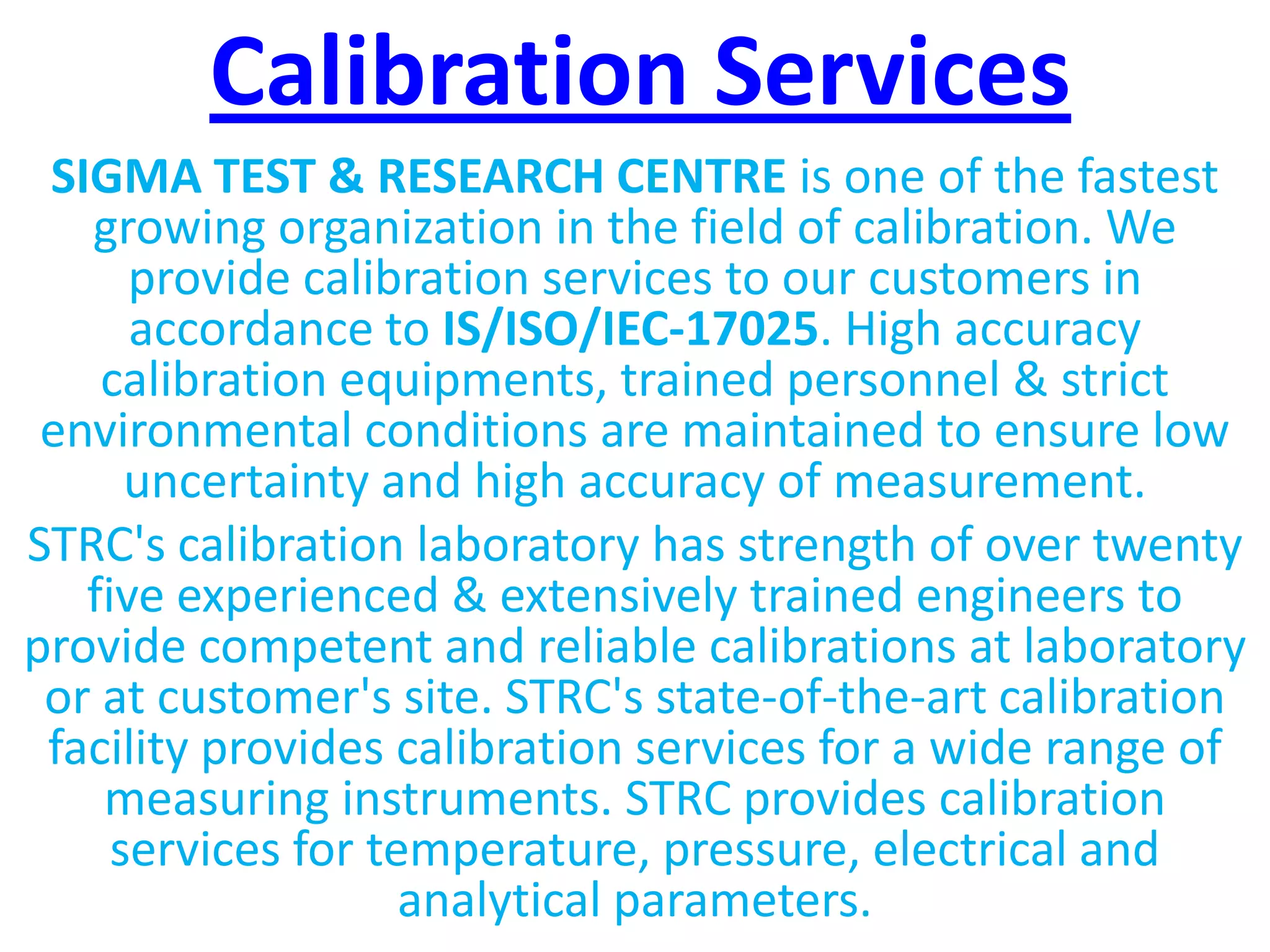 Calibration | PPT