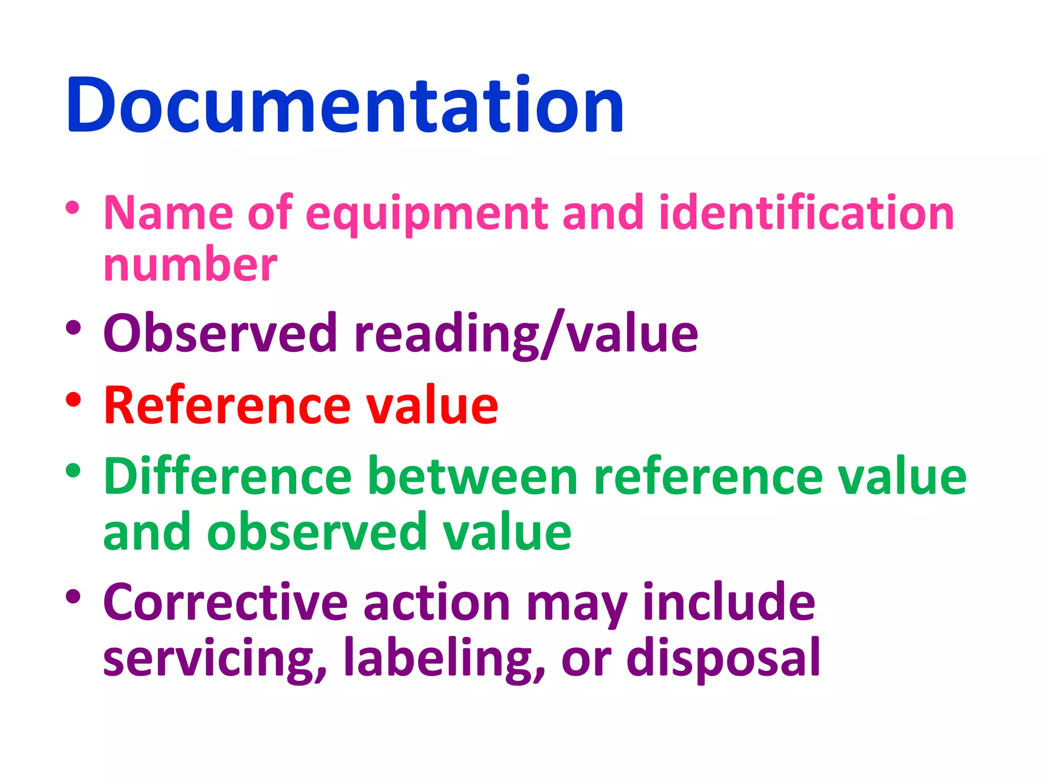 Calibration | PPT
