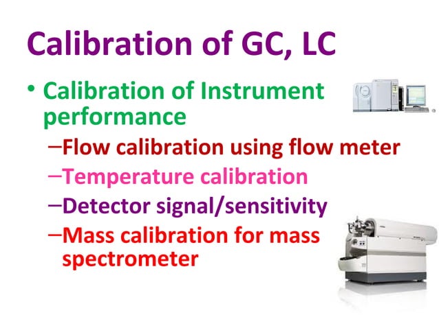 Calibration | PPT | Chemistry | Science