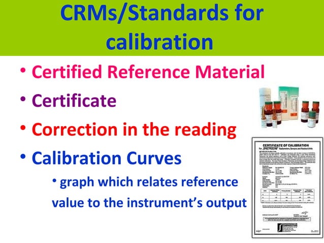 Calibration | PPT | Chemistry | Science