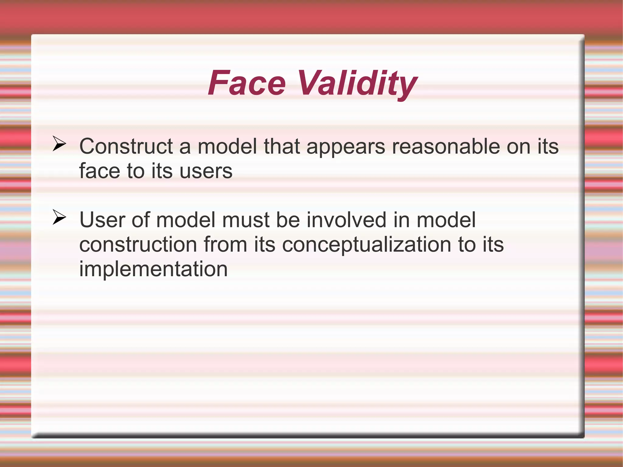 Calibration And Validation Model Simulation Ppt