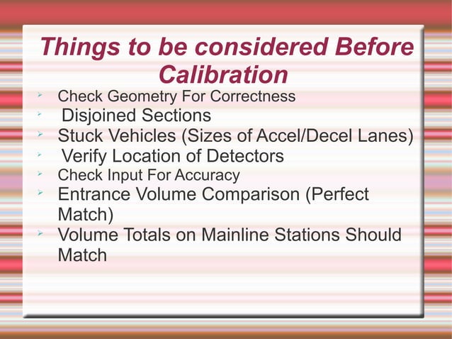 Calibration and validation model (Simulation ) | PPT