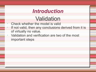 Calibration and validation model (Simulation ) | PPT