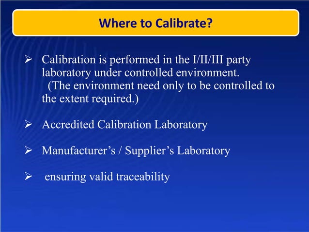 Calibration | PPTX | Physics | Science