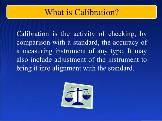 Calibration | PPTX | Physics | Science