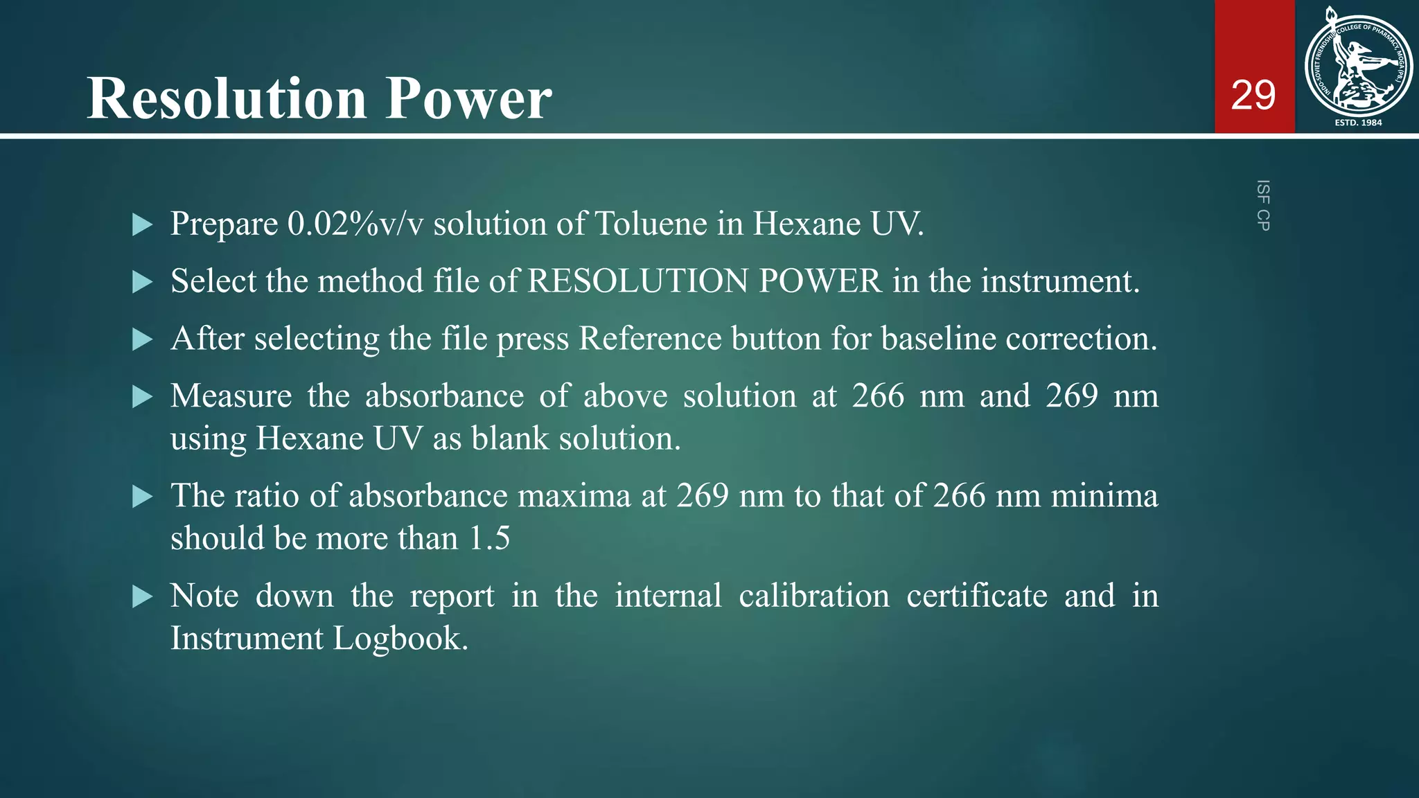 Calibration and Qualification of Analytical Instruments | PPTX