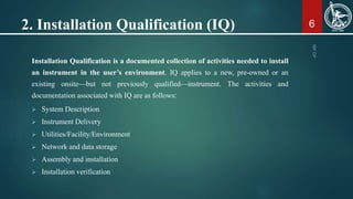 Calibration and Qualification of Analytical Instruments | PPTX