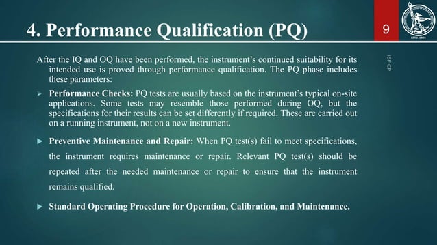 Calibration and Qualification of Analytical Instruments | PPTX ...