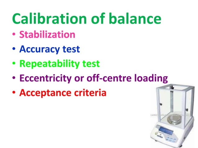 Calibration | PPTX | Chemistry | Science