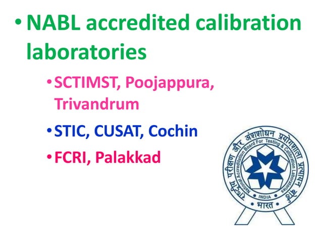 Calibration | PPTX | Chemistry | Science