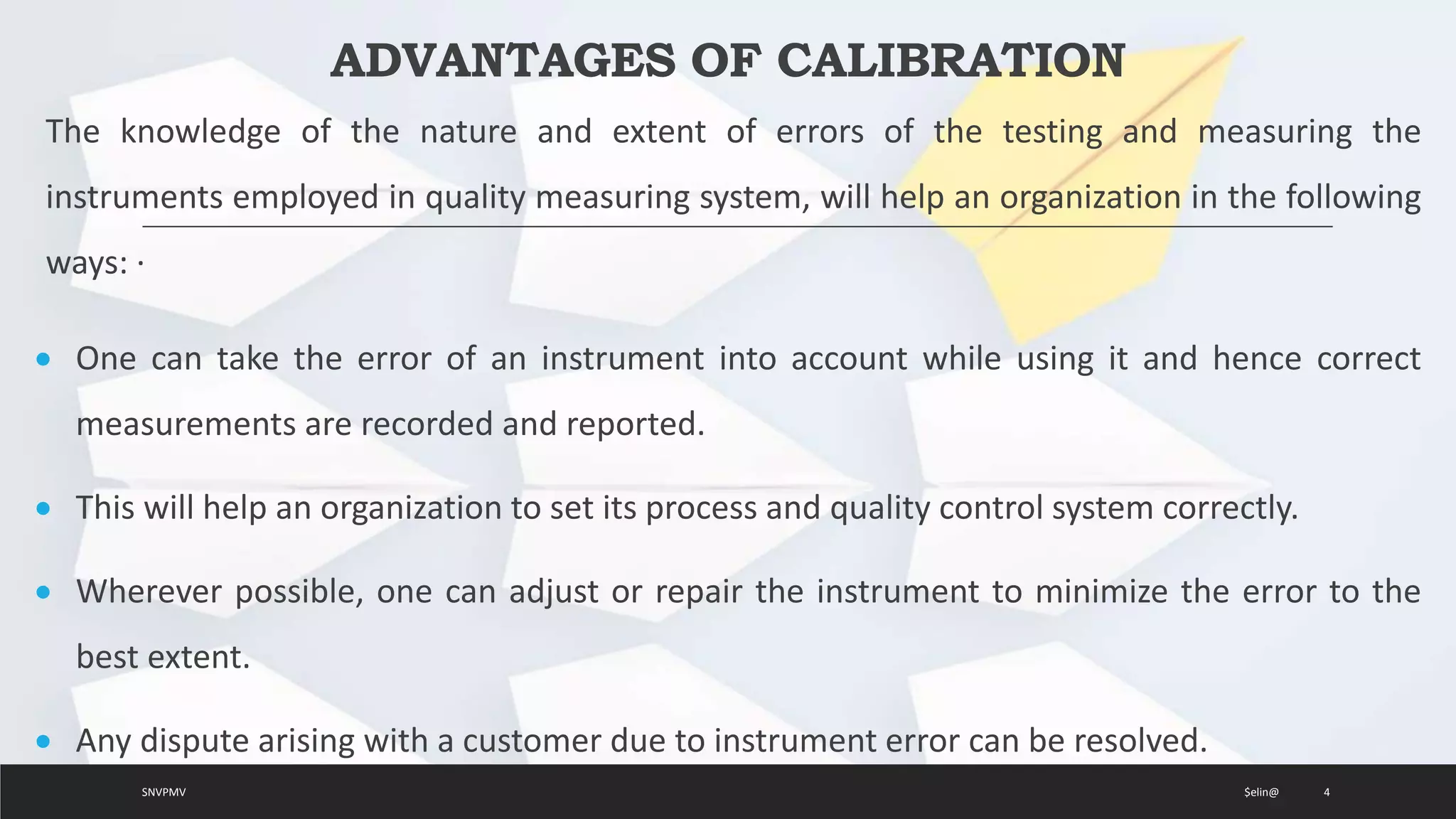 Calibration - UV VIS Spectrophotometer, HPLC, Gas Chromatograph, IR ...