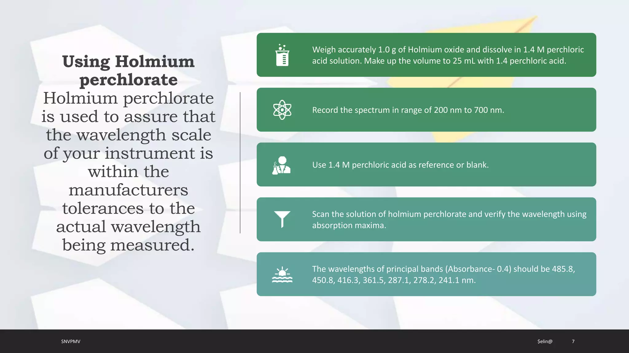 Calibration - UV VIS Spectrophotometer, HPLC, Gas Chromatograph, IR ...