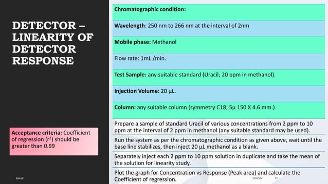 Calibration - UV VIS Spectrophotometer, HPLC, Gas Chromatograph, IR ...