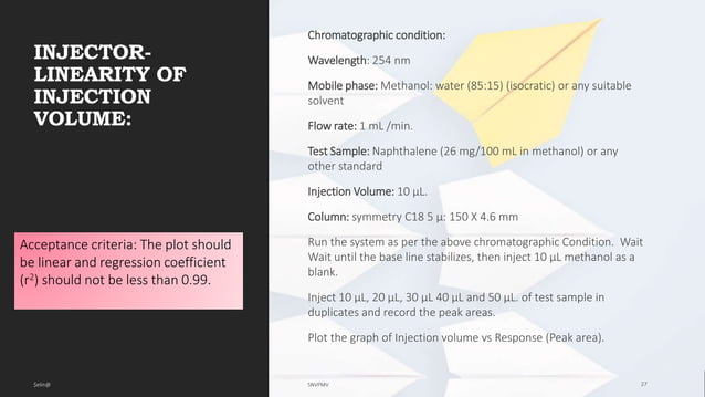 Calibration - UV VIS Spectrophotometer, HPLC, Gas Chromatograph, IR ...