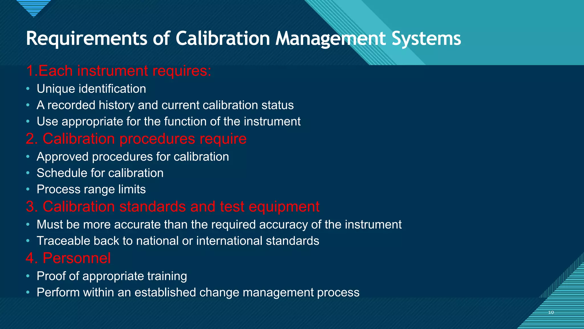 Calibration of Analytical instrument | PPTX
